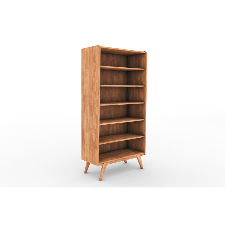 Union Rustic Turnham 200cm H x 100cm W Solid Wood Standard Bookcase | Wayfair.co.uk